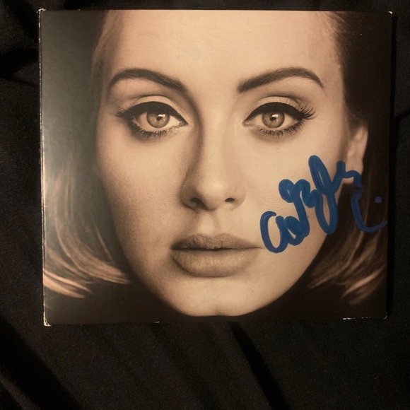 Other | Adele Signed Album Cover | Poshmark